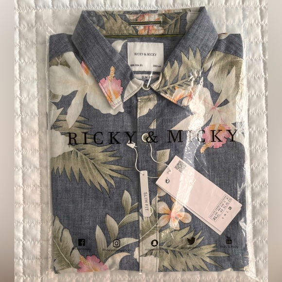 Ricky & Micky | Shirts | Ricky Micky Xl Slim Brand New Never Work Or ...